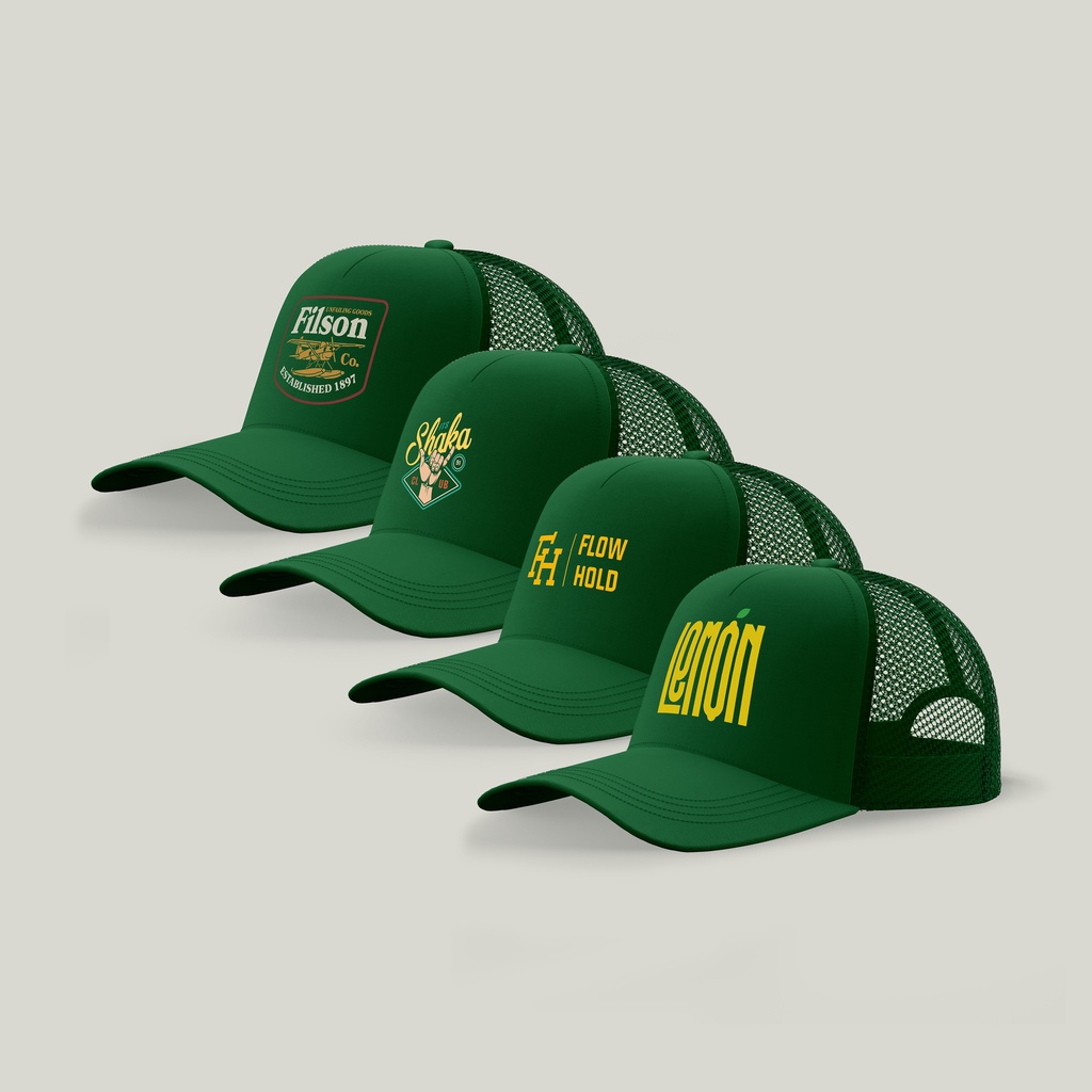 Jual Trucker Lemon FH Shaka Filson | Topi Jaring Clothing Factory ...