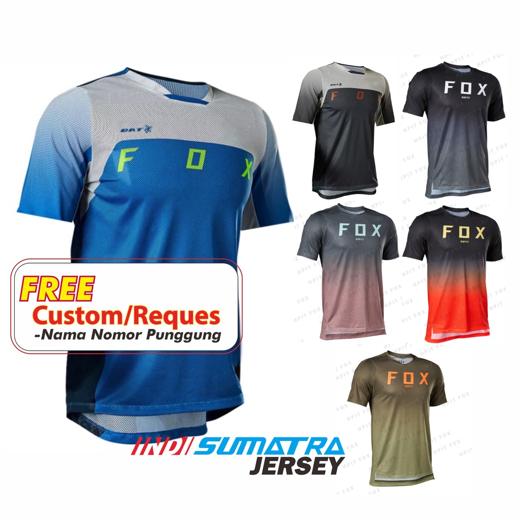 Jual JERSEY Design F0X Sepeda Goes Dewasa dan Anak Kaos Trail & Gowes ...