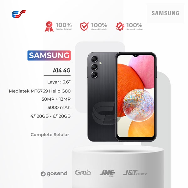 Jual Samsung Galaxy A14 LTE 4/128GB + 6/128GB - Mediatek MT6769 Helio ...
