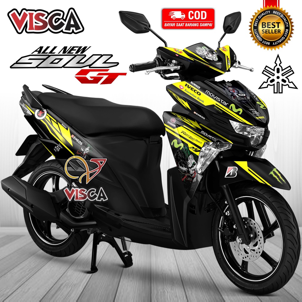 Jual Decal Soul GT 125 Full Body Stiker Mio Soul GT 125 Full Body ...