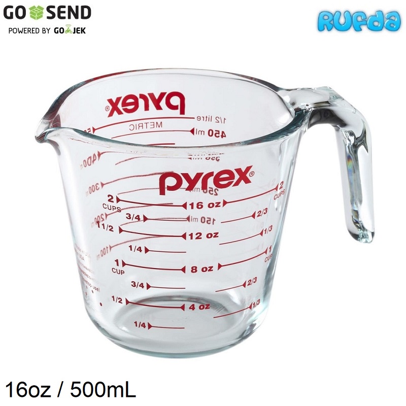 Jual Pyrex 16oz Measuring Cup Gelas Takar 500ml Kaca Glass 2 Cups ...
