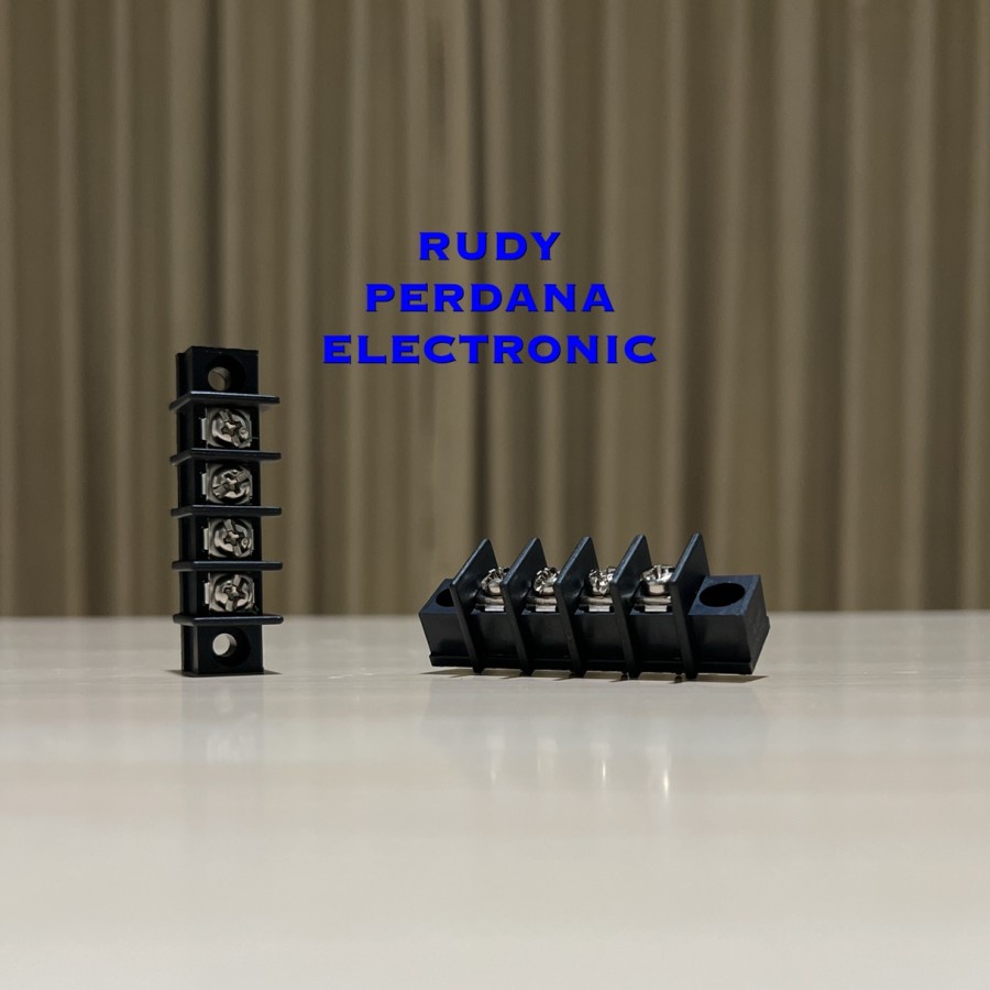 Jual TERMINAL BLOCK HITAM KF45 9.5MM 4P 4 PIN KAKI | Shopee Indonesia