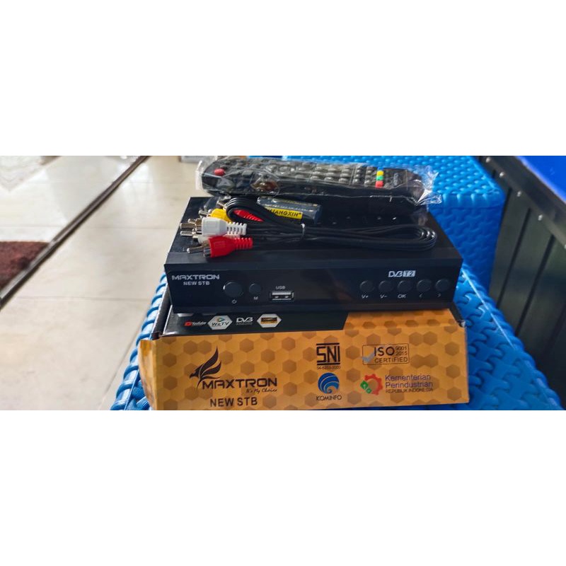 Jual STB Maxtron Mengubah Tv analog menjadi TV digital | Shopee Indonesia
