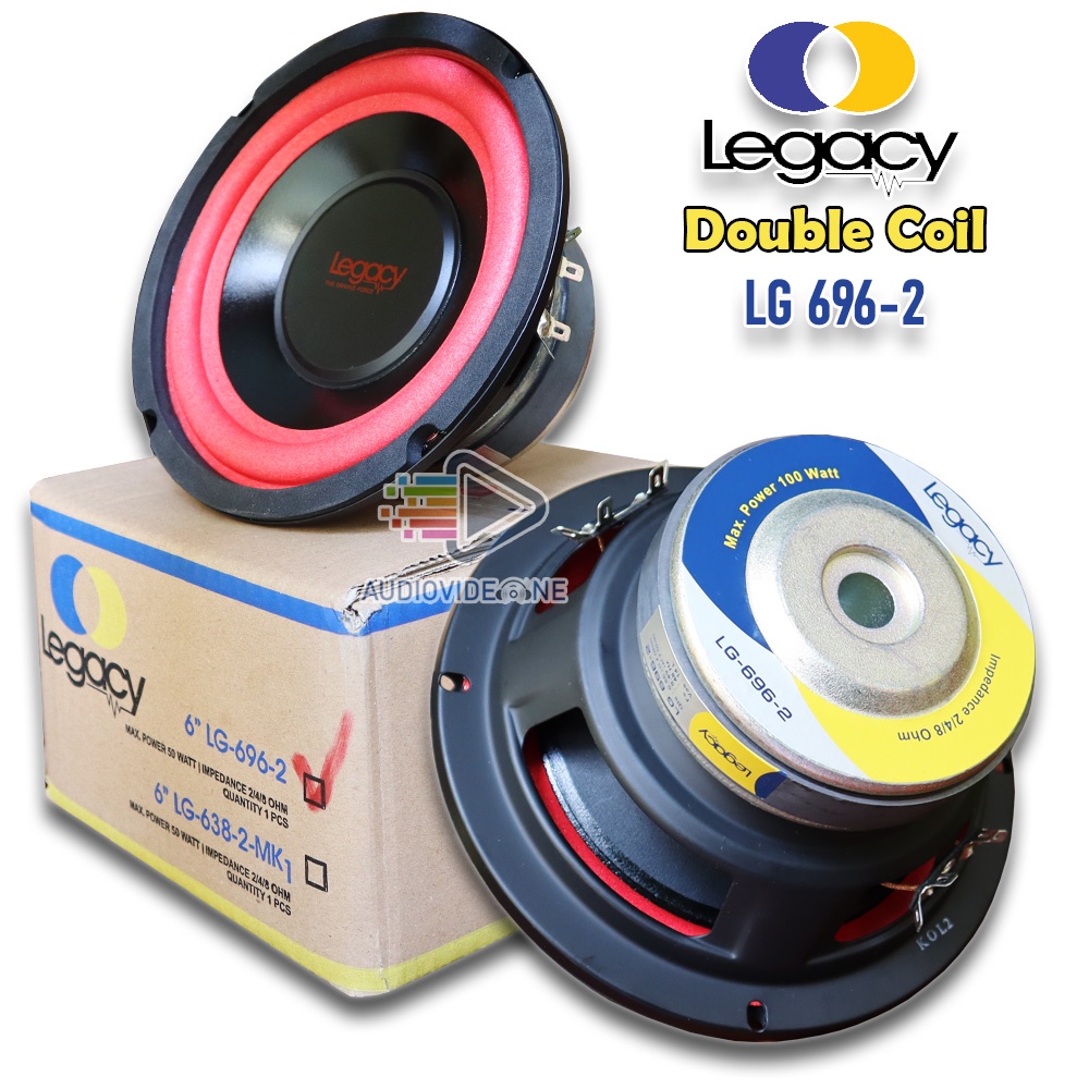 Jual Speaker Legacy 6 Inch Double Coil LG-696-2 Komponen Spiker ...
