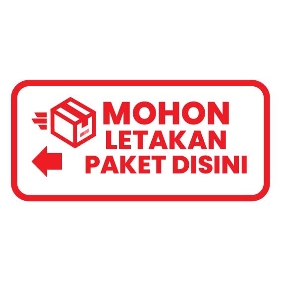 Jual STIKER MOHON LETAKAN PAKET DISINI | STIKER PAKET | STIKER PETUNJUK ...