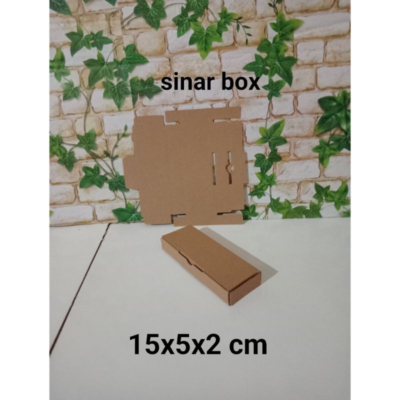 Jual dus/box/karton uk 15x5x2 cm,box die cut,dus packaging olshop ...