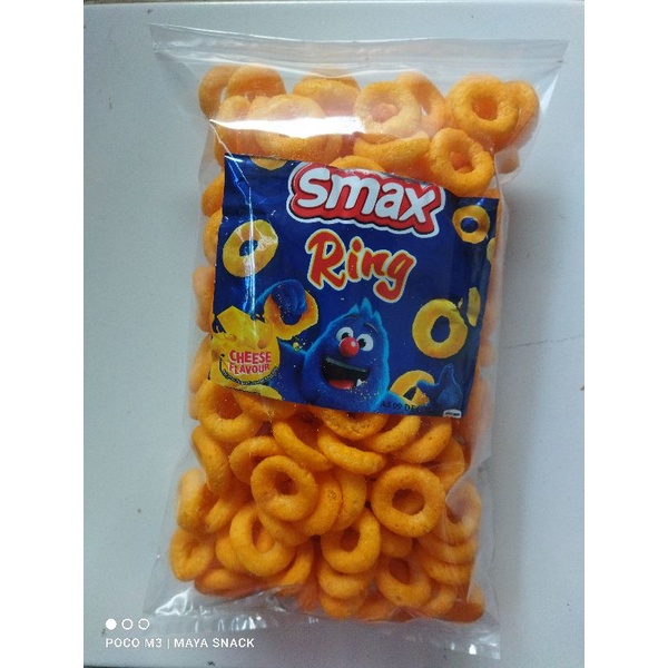 Jual Smax Ring Cheese Snack Jadul Cemilan Kiloan Original 250 Gram ...