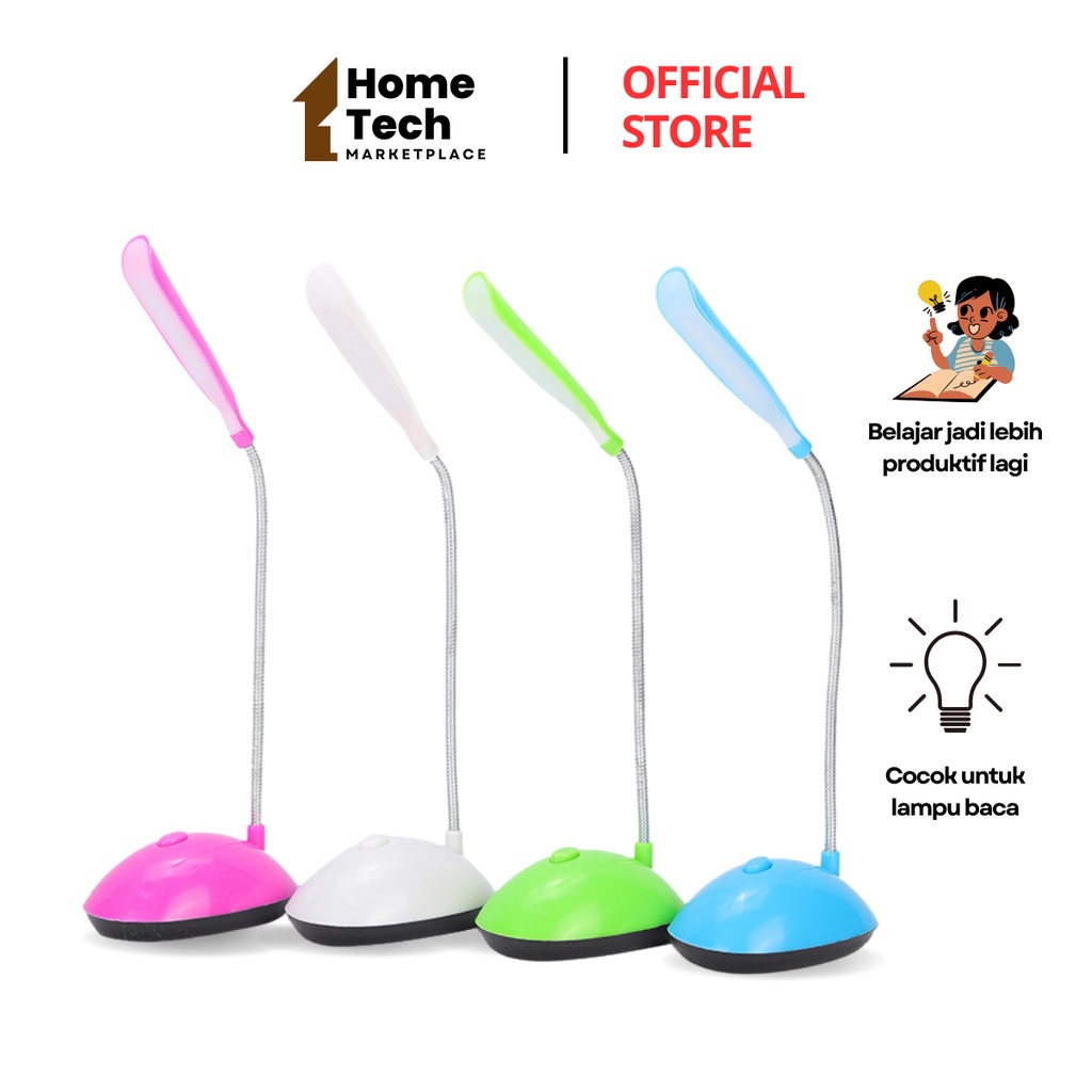 Jual Lampu Meja Belajar Mini Desk LED Desk Light Baca Lampu LED ...