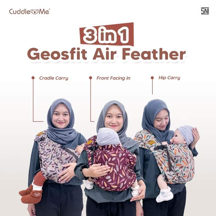 Jual GeosFit Air Gendongan bayi Gendongan Geos CuddleMe GeosFit Air ...