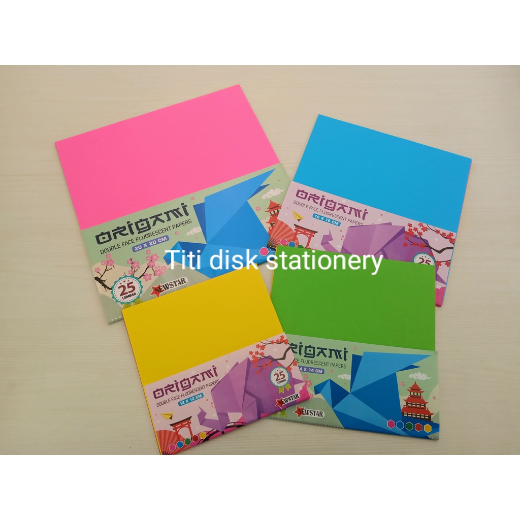 Jual Origami Newstar Kertas Lipat mulai Dari Ukuran 20x20 16x1x6 14x14 ...