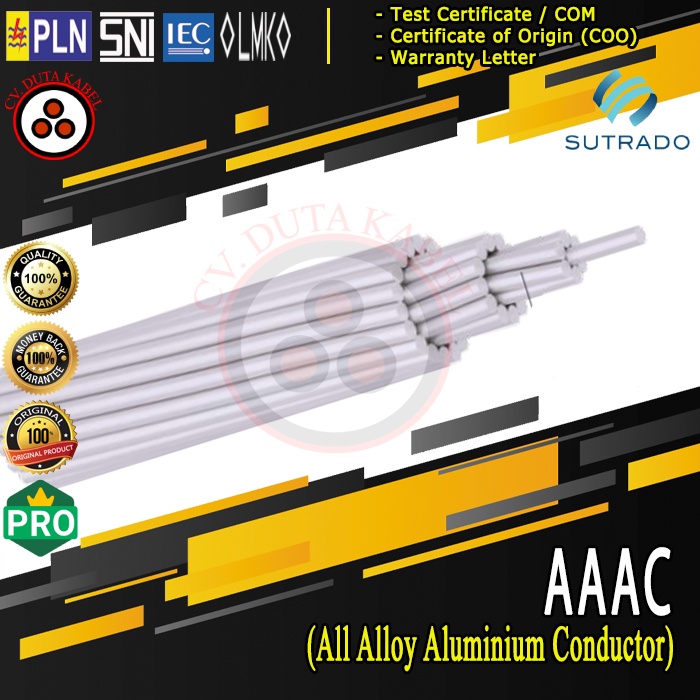 Jual Kabel A3C 1x150 mm2 SUTRADO /AAAC/A3C/1 x 150 mm2/1x150mm2/150 mm2 ...