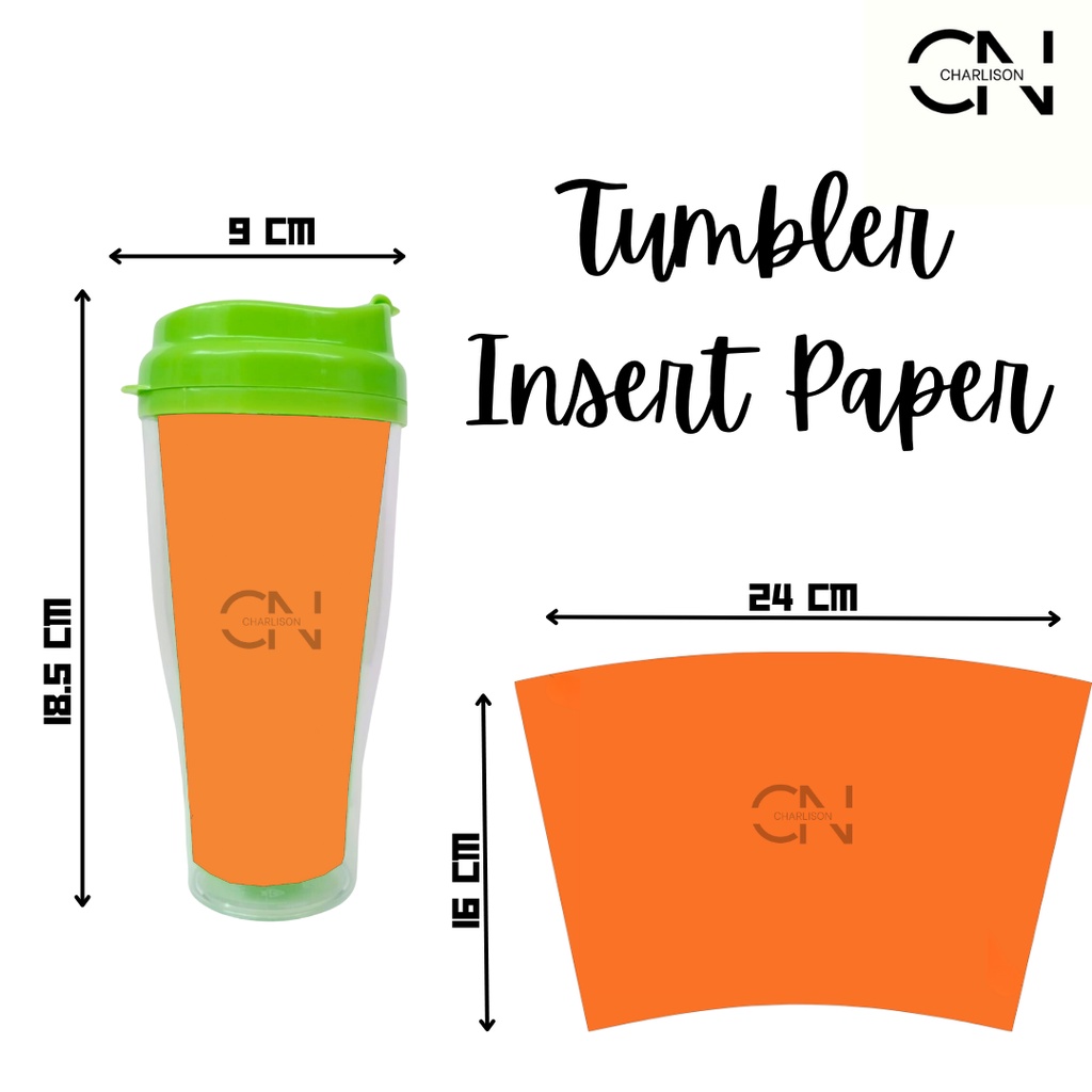 Jual Tumbler Insert Paper 500Ml Garfield Version | Shopee Indonesia