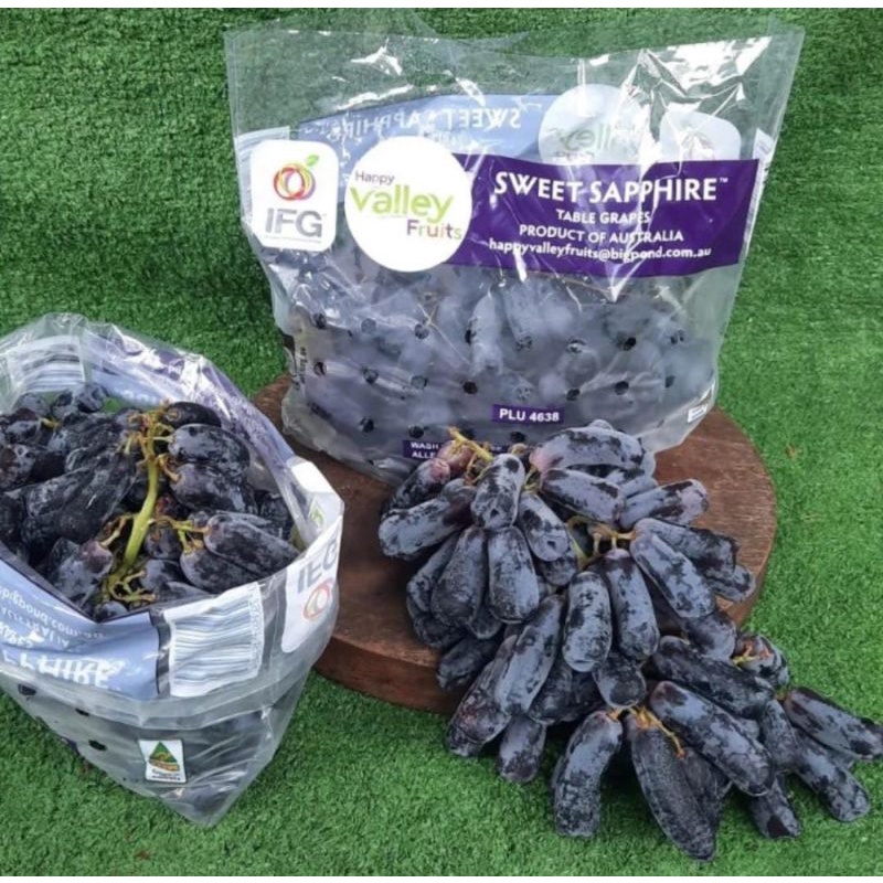 Jual Anggur moondrop sweet sapphire Australia Manis seedless per dus ...