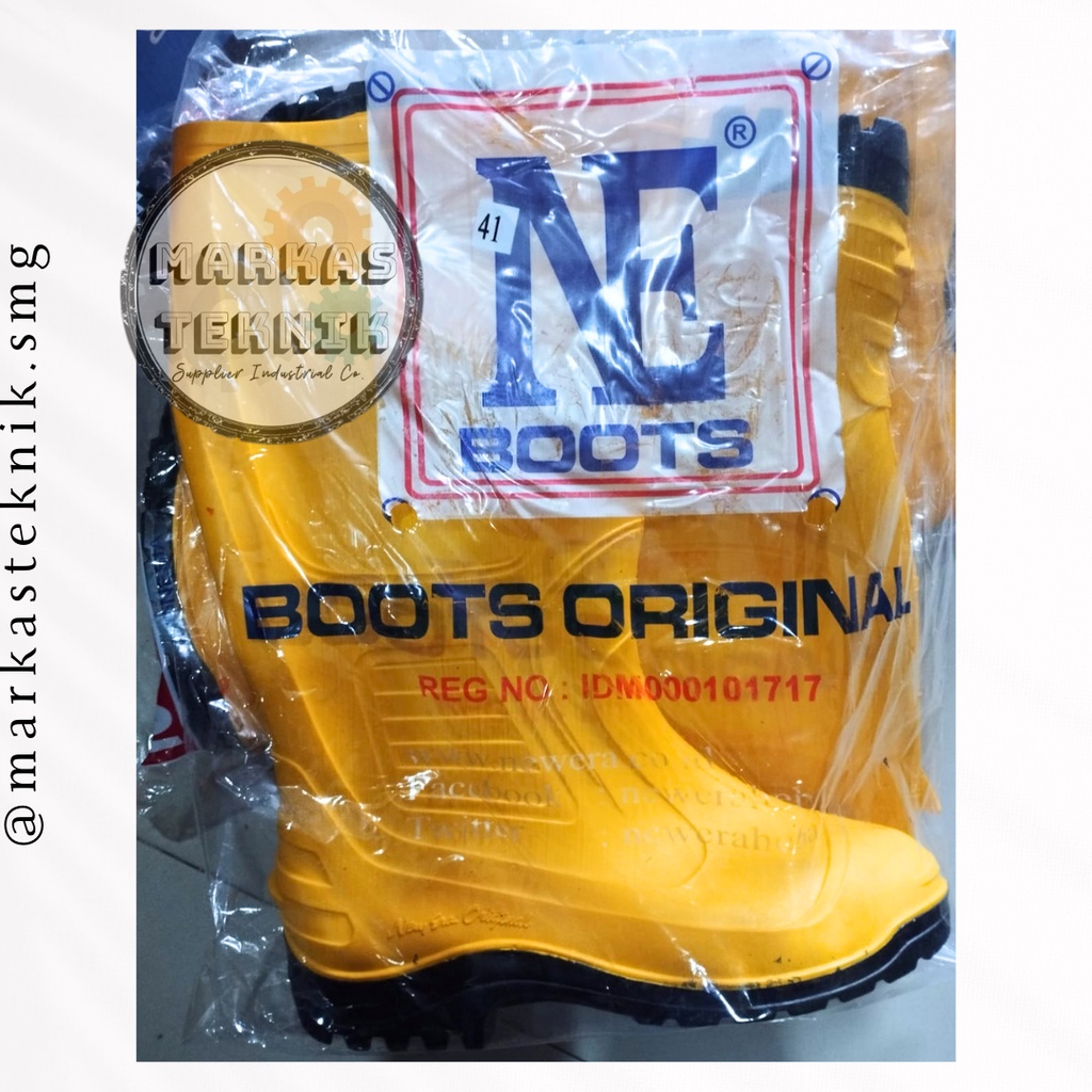 Jual NEW ERA Sepatu Boots KUNING NE BOOTS Original / Safety Boots ...