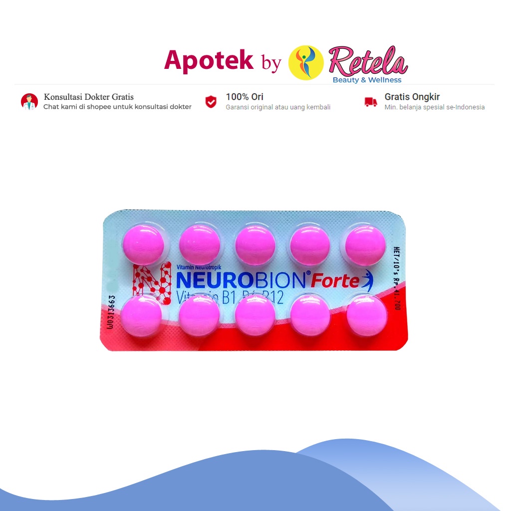 Jual Neurobion Forte 10 Tablet | Shopee Indonesia
