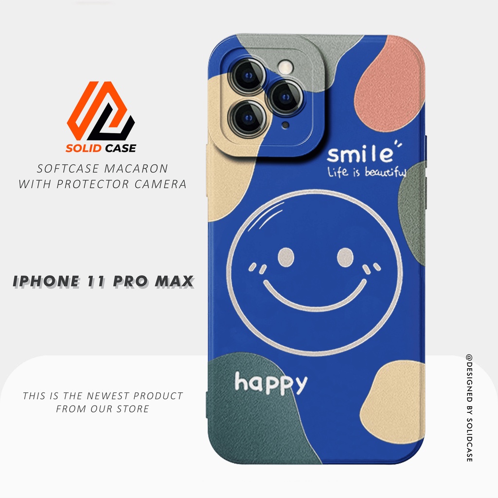 Jual Case iPhone 11 Pro Max - Casing iPhone 11 Pro Max [Smile] Solid ...