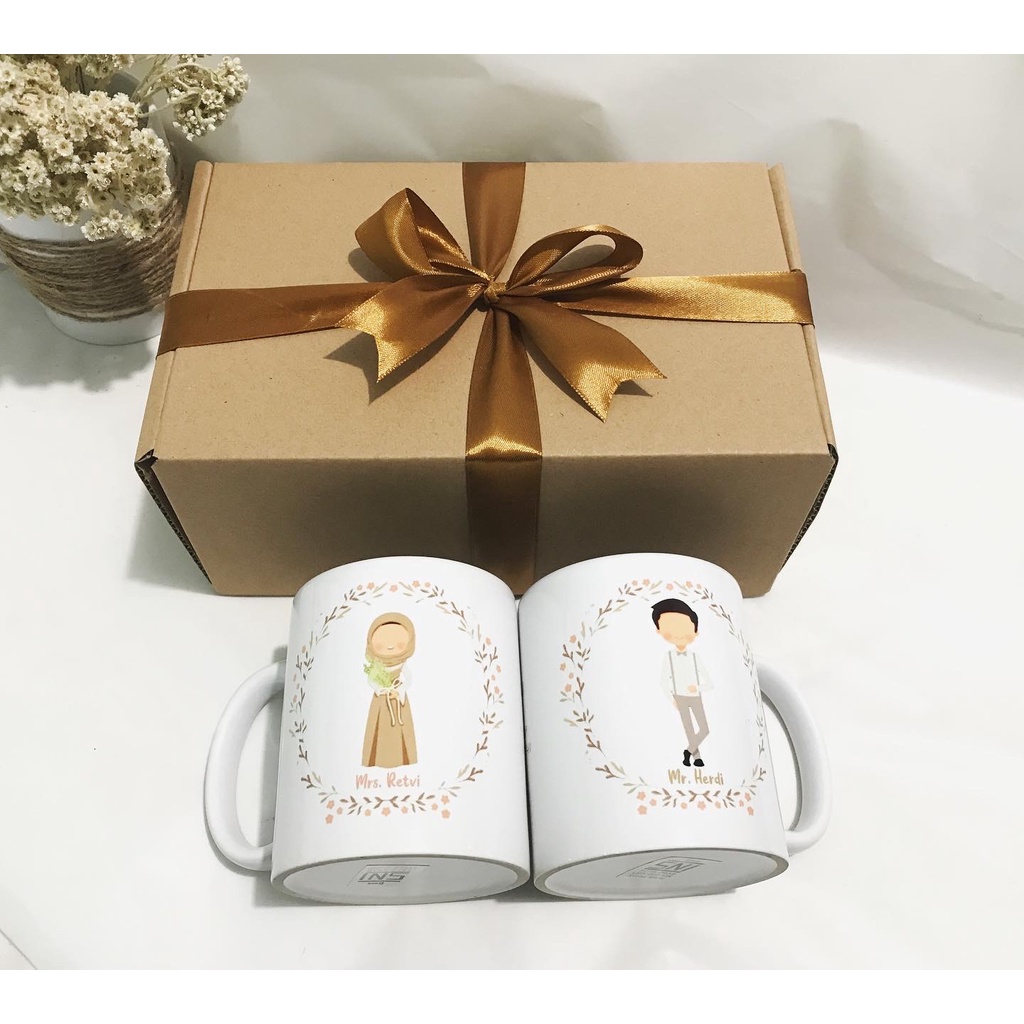 Jual [TANPA PO] HADIAH NIKAH Paket Hampers S&C Vol.4 - mug custom, kado ...