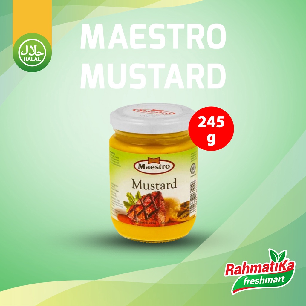 Jual Maestro Mustard 245 gr (Btl) | Shopee Indonesia
