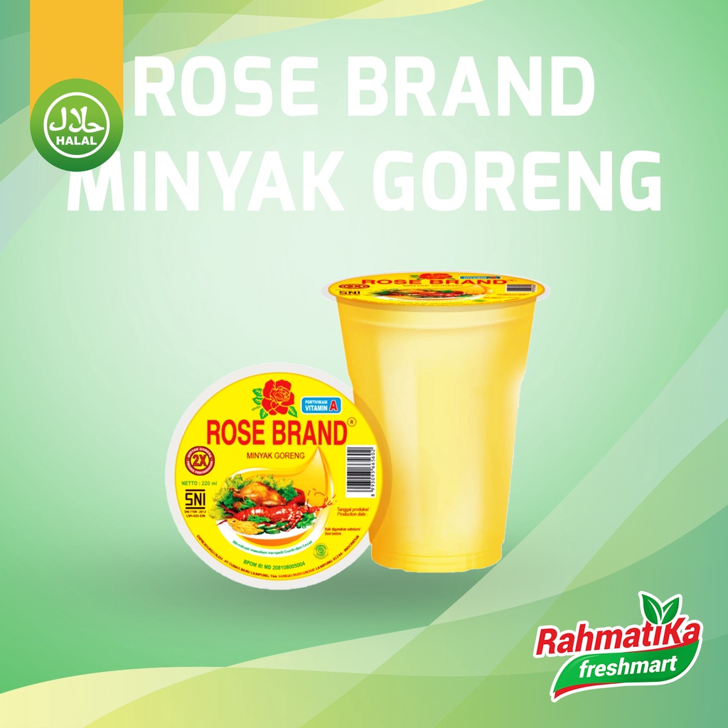 Jual Rose Brand Minyak Goreng Sawit 220 ml (Cup) | Shopee Indonesia