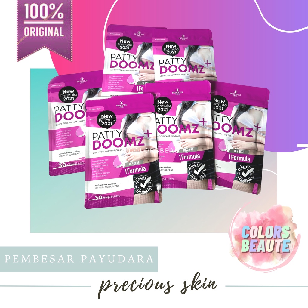 Jual PRECIOUS SKIN PATTY DOOMZ + BEAUTY SUPPLEMENT PEMBESAR PAYUDARA ...