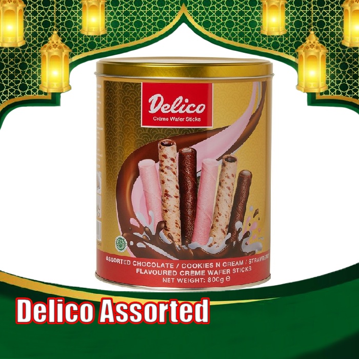 Jual Delico Assorted Wafer Stick Astor Kaleng Besar | Shopee Indonesia