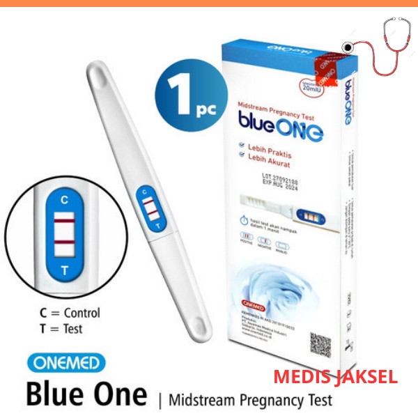 Jual Test pack Tespek Tes Kehamilan Blueone Onemed | Shopee Indonesia