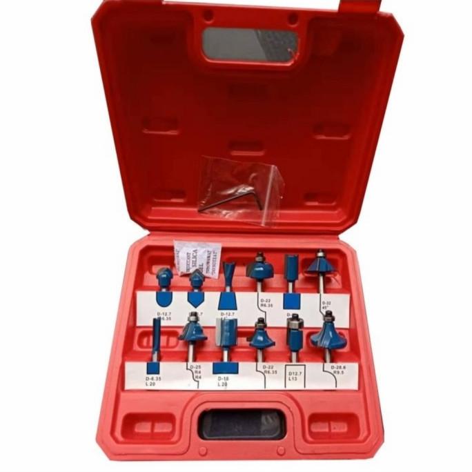 Jual MATA PROFIL TRIMMER MATA ROUTER RUTER FROFILE KAYU SET 1/4" NEW ...