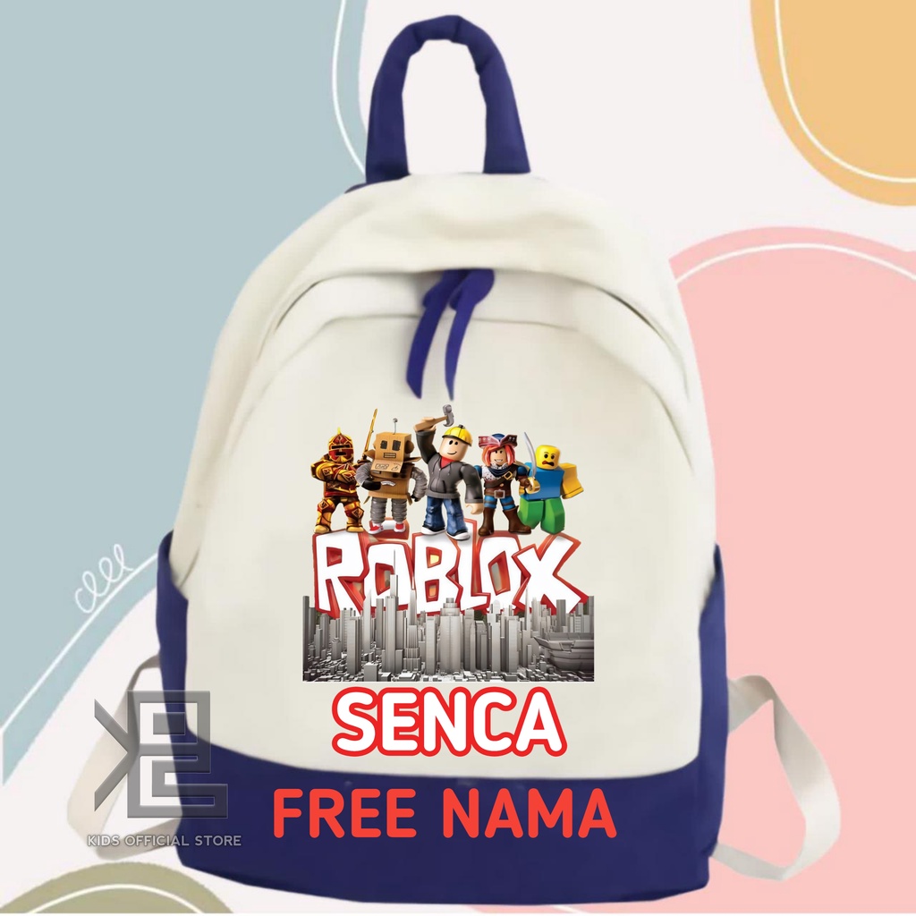 Jual Tas Ransel Anak Roblox Senca Terbaru Free Nama | Shopee Indonesia