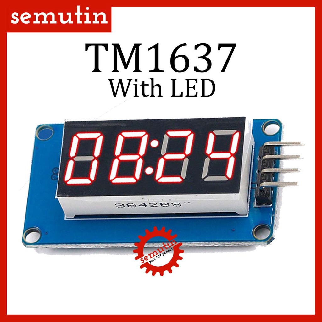 Jual TM1637 LED / Module 4 Bits Digital Tube Digit Bits Seven Arduino Raspberry Pi | Shopee ...