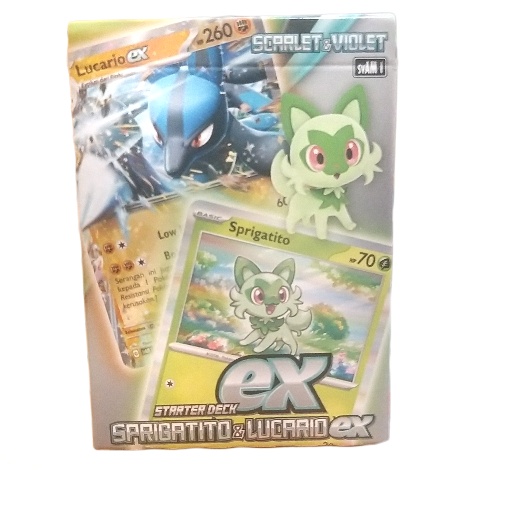 Jual pokemon tcg indonesia starter deck ex sprigatito dan lucario ex ...