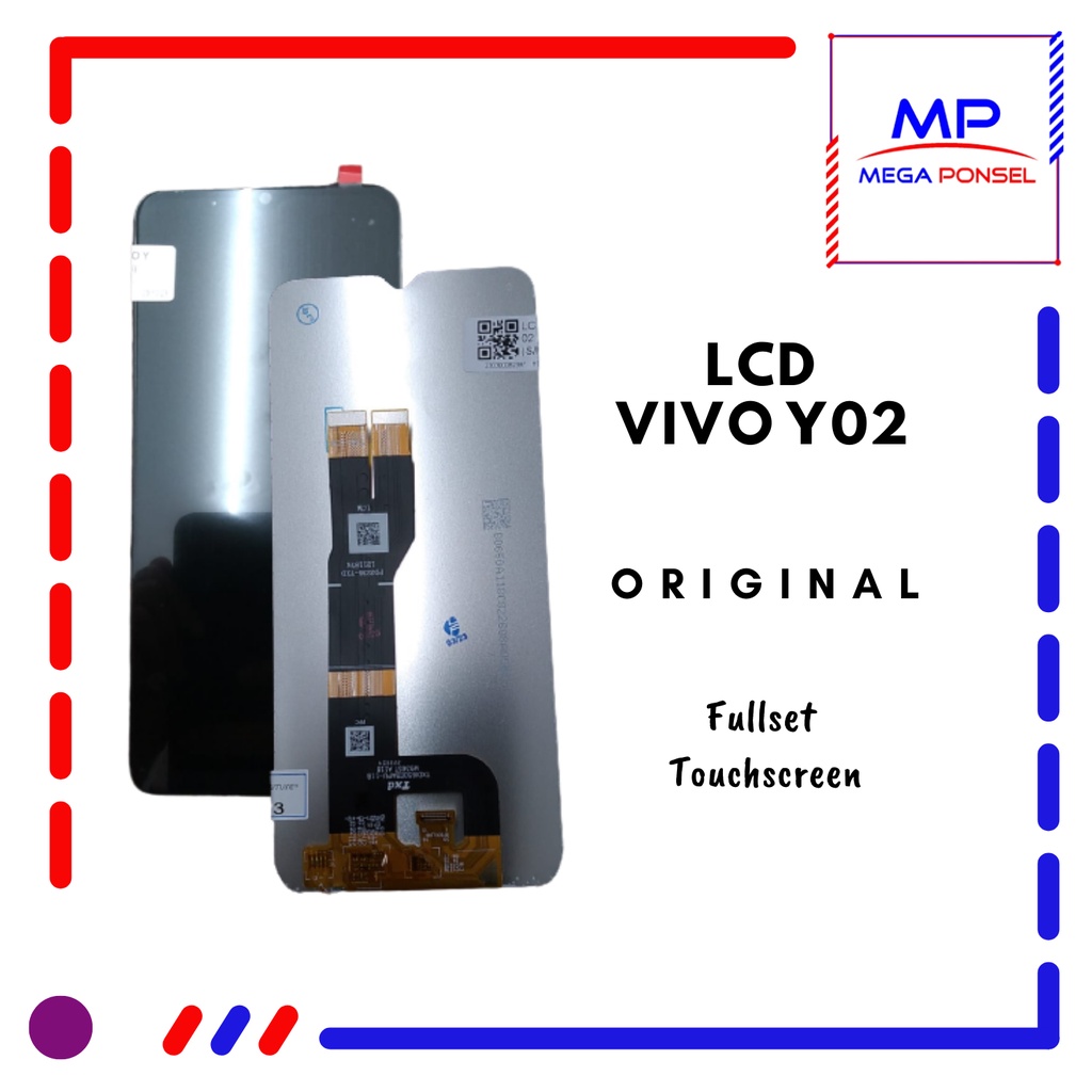 Jual LCD Vivo Y02 Fullset Touchscreen | Shopee Indonesia