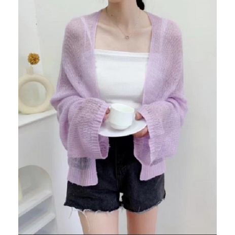 Jual Cardigan Rajut Oversize Korean DH | Shopee Indonesia