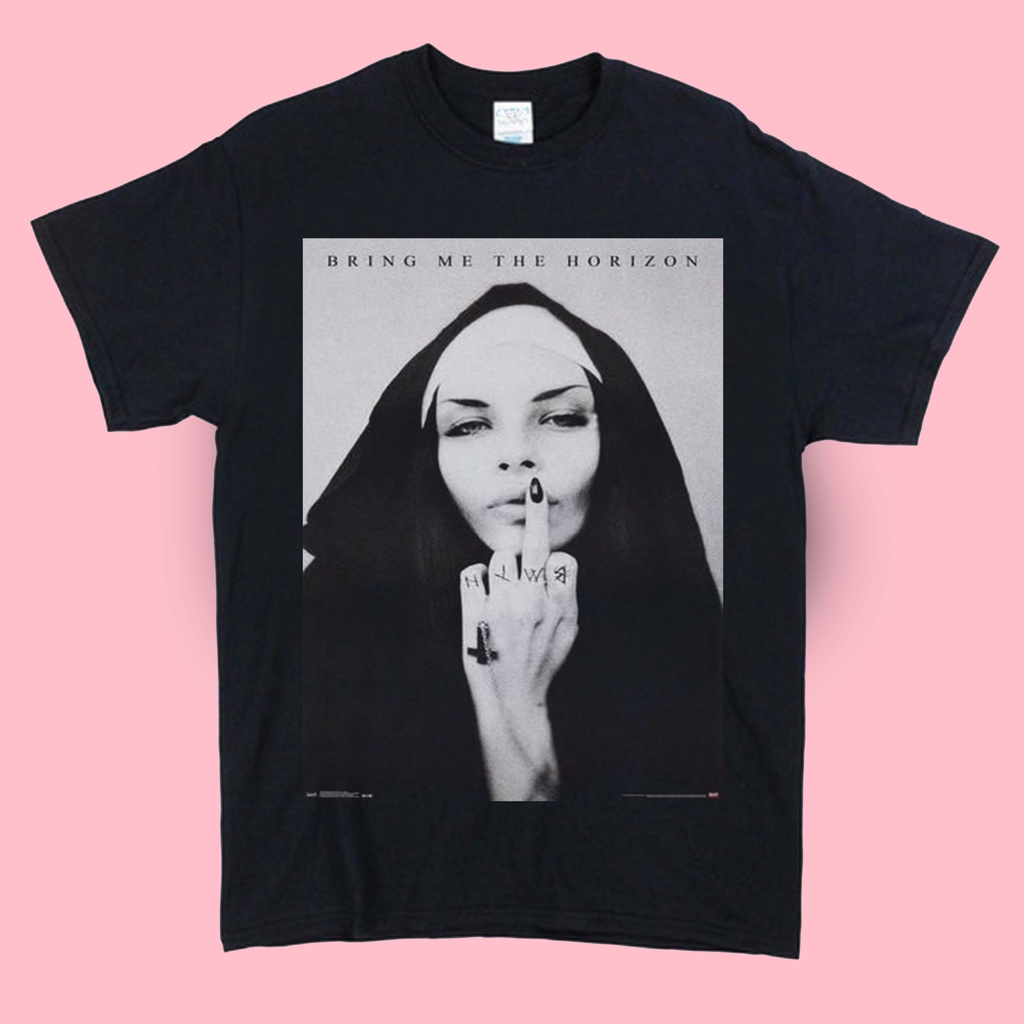 Jual Baju Bmth Bring Me The Horizone Nun Shirt | Shopee Indonesia
