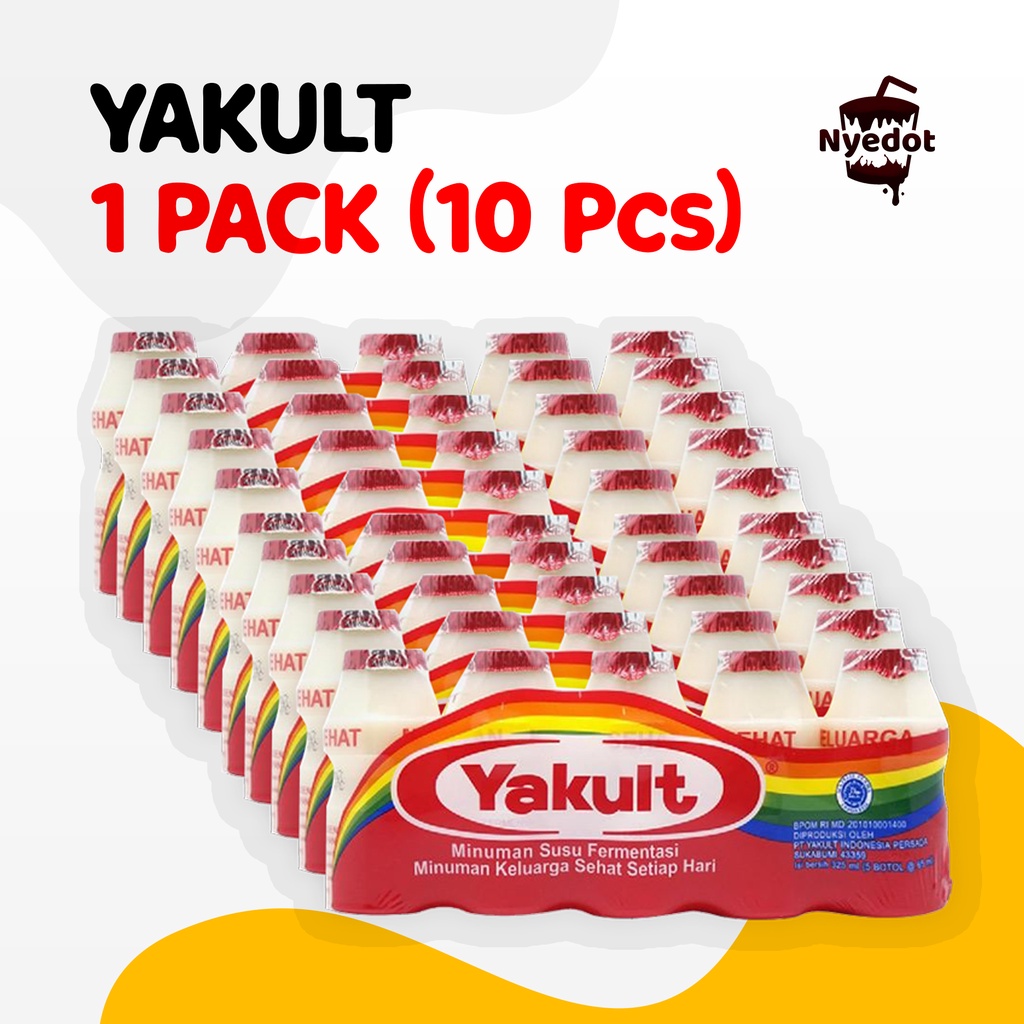 Jual Yakult 1 Ball isi 10 pack yakult - Yakult 50 botol - Nyedot ...