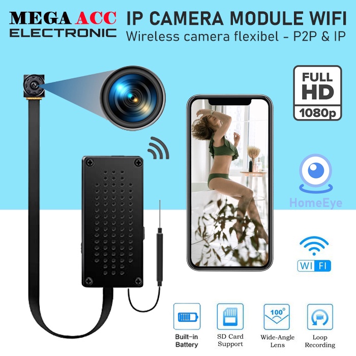 Jual IP Camera Module Wireless - Camera Ultra Small Mini Flexible HD ...