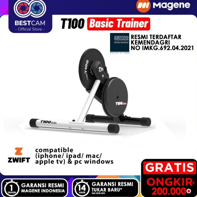 Jual Magene T100 Semi-smart Indoor Bike Trainer Stand for Zwift dan ...