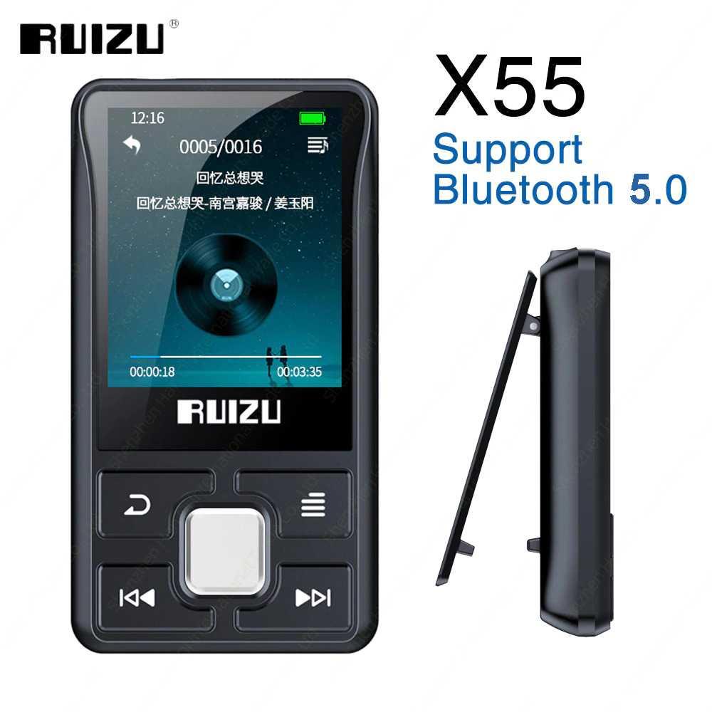 Jual Ruizu Sport Bluetooth MP3 Player DAP with Back Clip 8GB - X55 ...