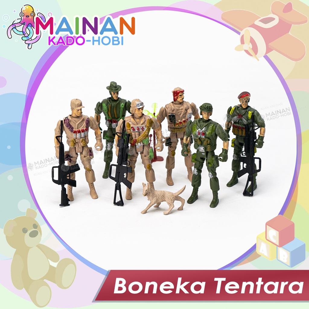 Jual SET HADIAH ULANG TAHUN KOLEKSI MAINAN ANAK LAKI MINIATUR ACTION FIGUR TROOPS SOLDIERS ...