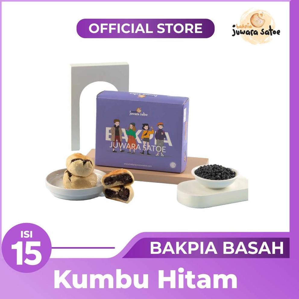 Jual MALL BAKPIA BASAH KUMBU HITAM ISI 15 - BAKPIA JUWARA SATOE OLEH ...