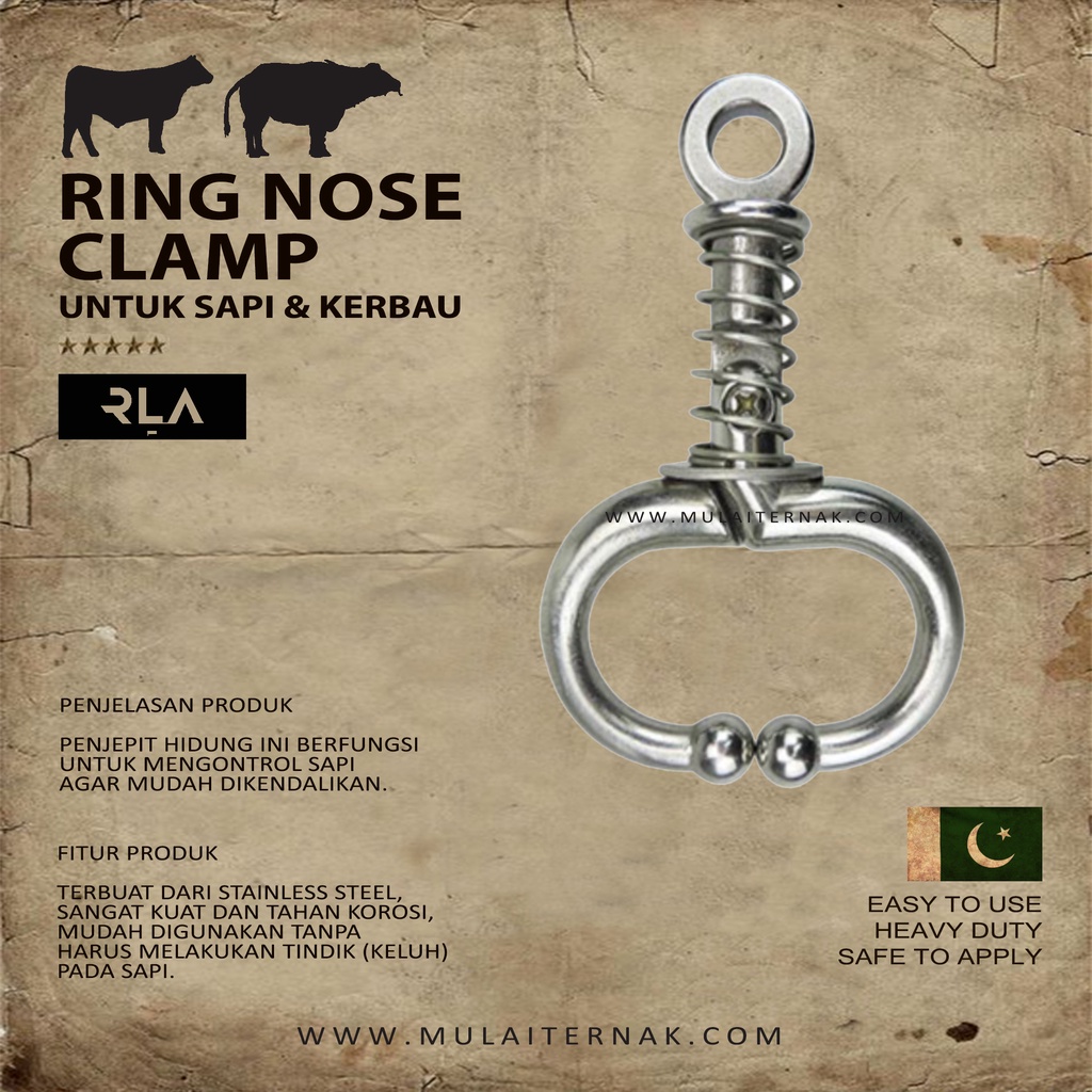 Jual Anting Hidung Sapi Tanpa Tindik - Nose Bull Ring - Kerbau - Keluh ...