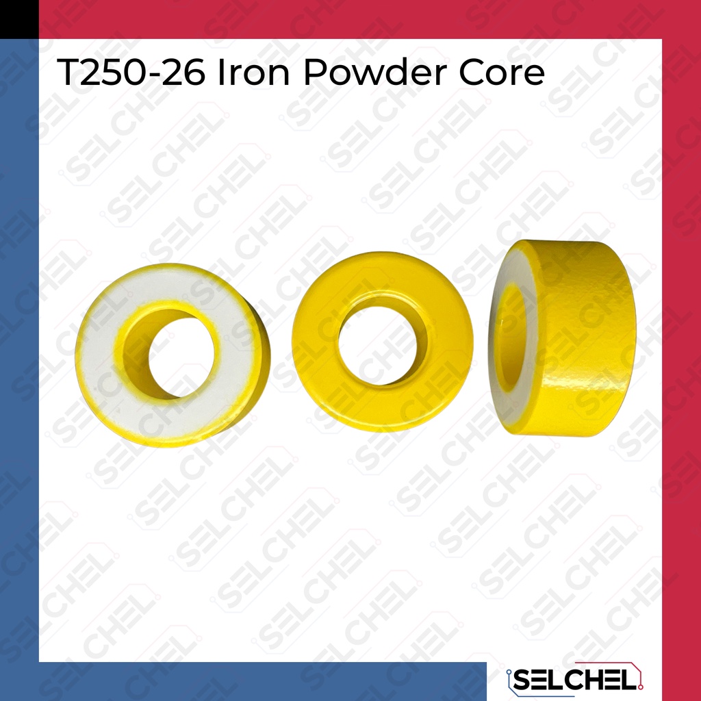 Jual toroid core kuning putih diameter 6cm t250-26 | Shopee Indonesia