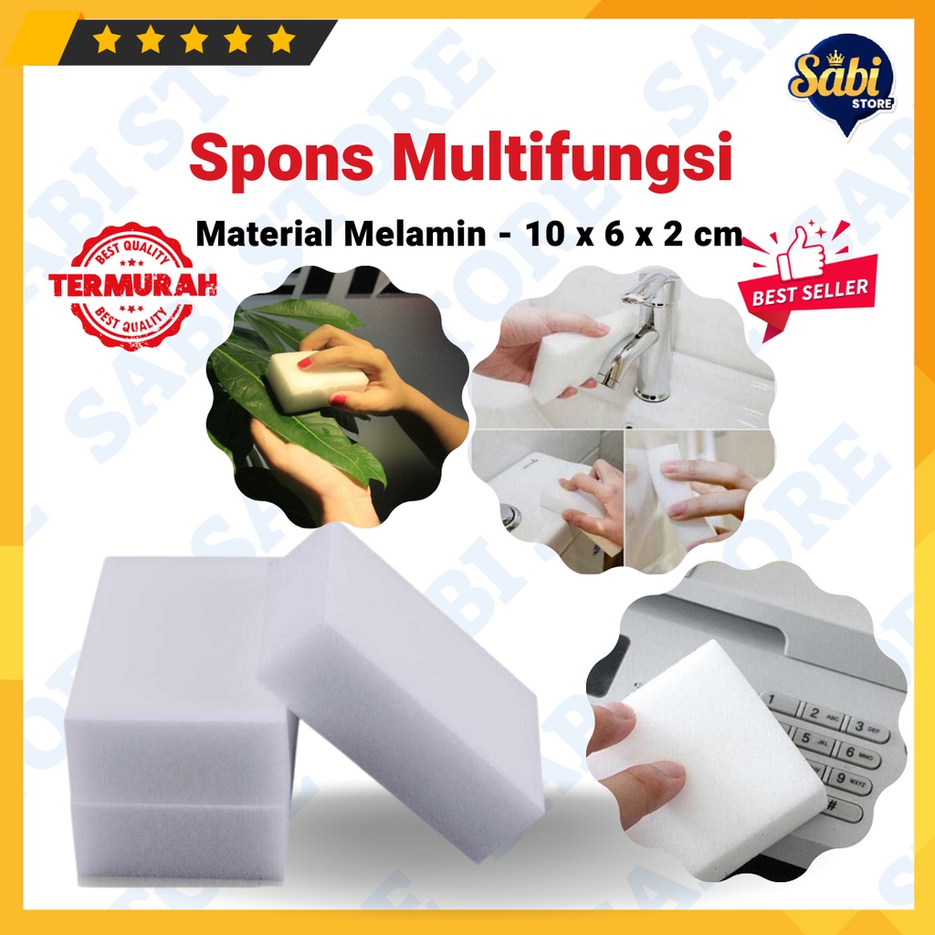 Jual Spons Ajaib Melamin Pembersih Keran Shower Besi Gayung Peralatan ...