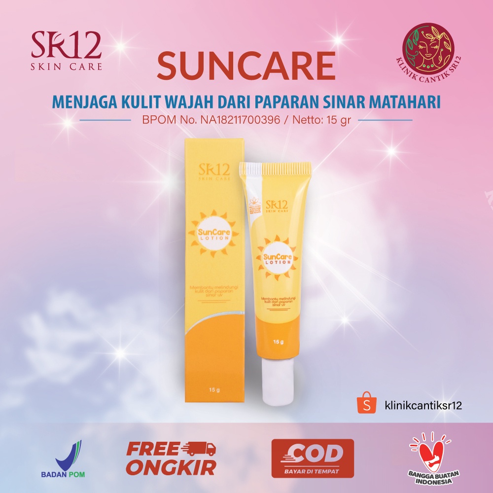 Jual SR12 SUN CARE BPOM CREAM SUN BLOCK SPF 25++ MENJAGA KULIT TETAP ...