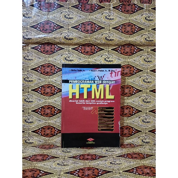 Jual BUKU ORIGINAL PEMROGRAMAN WEB DENGAN HTML-BETHA SIDIK | Shopee ... Jual BUKU ORIGINAL PEMROGRAMAN WEB DENGAN HTML-BETHA SIDIK | Shopee ...