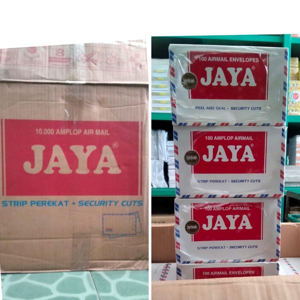Jual JAYA AMPLOP 104 DAN 110 AIRMAIL / AMPLOP MURAH | Shopee Indonesia