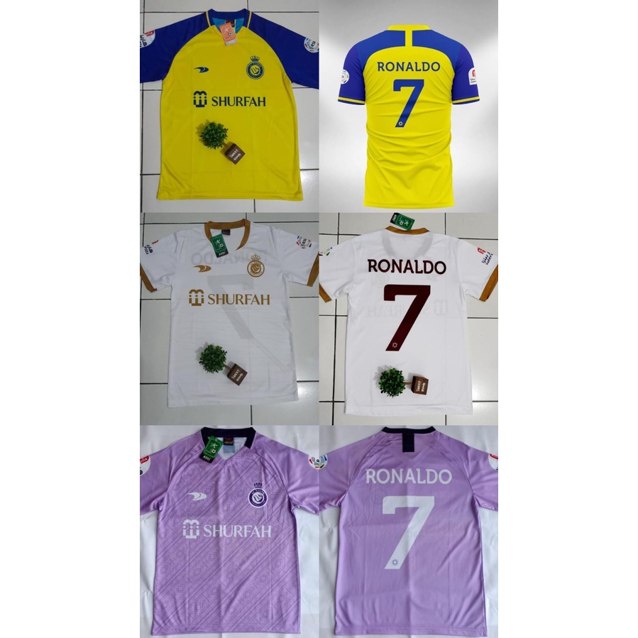 Jual Jersey Al Nassr Home 3rd 4th Fourth Ronaldo Auri Sport Shopee