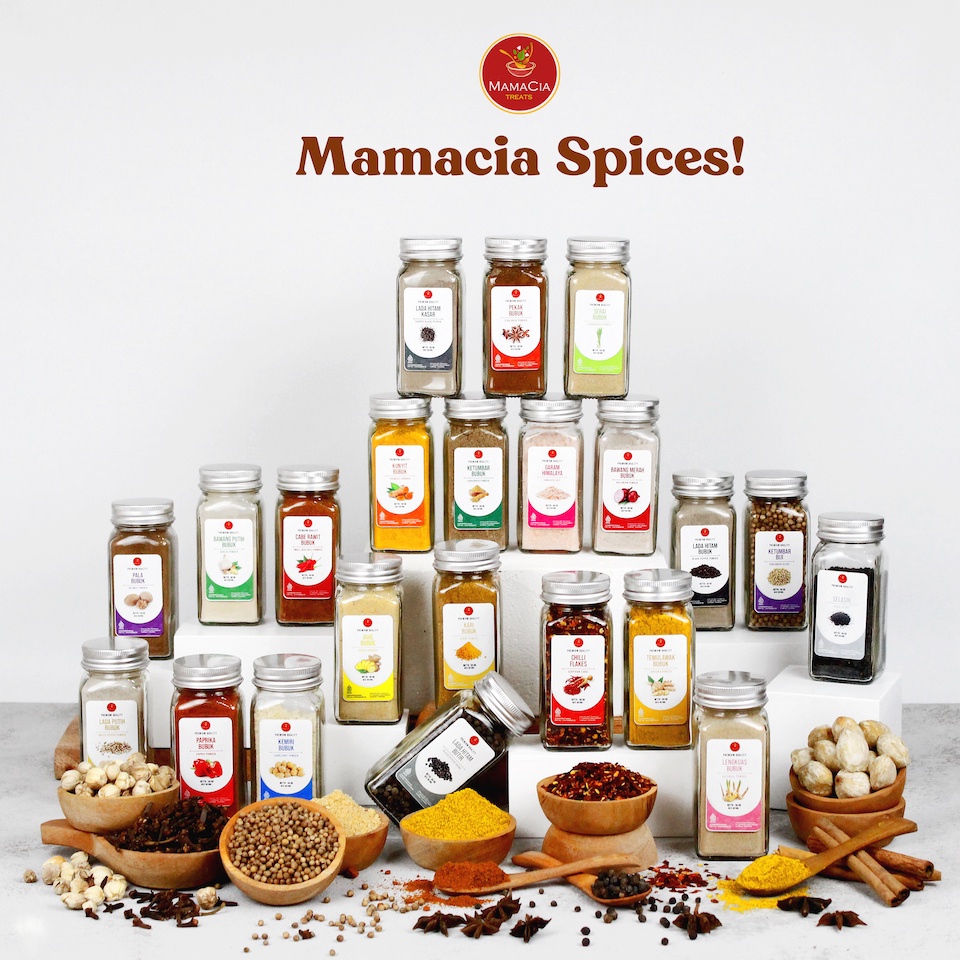 Jual Mamacia Treats Aneka Bumbu Rempah Premium Botol Kaca Lada Bawang ...