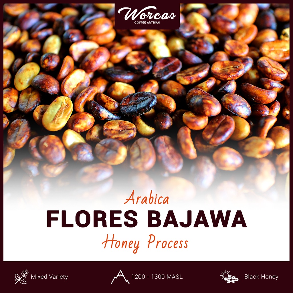 Jual Green Bean Arabica Flores Bajawa Honey Process 1Kg (Biji Kopi ...