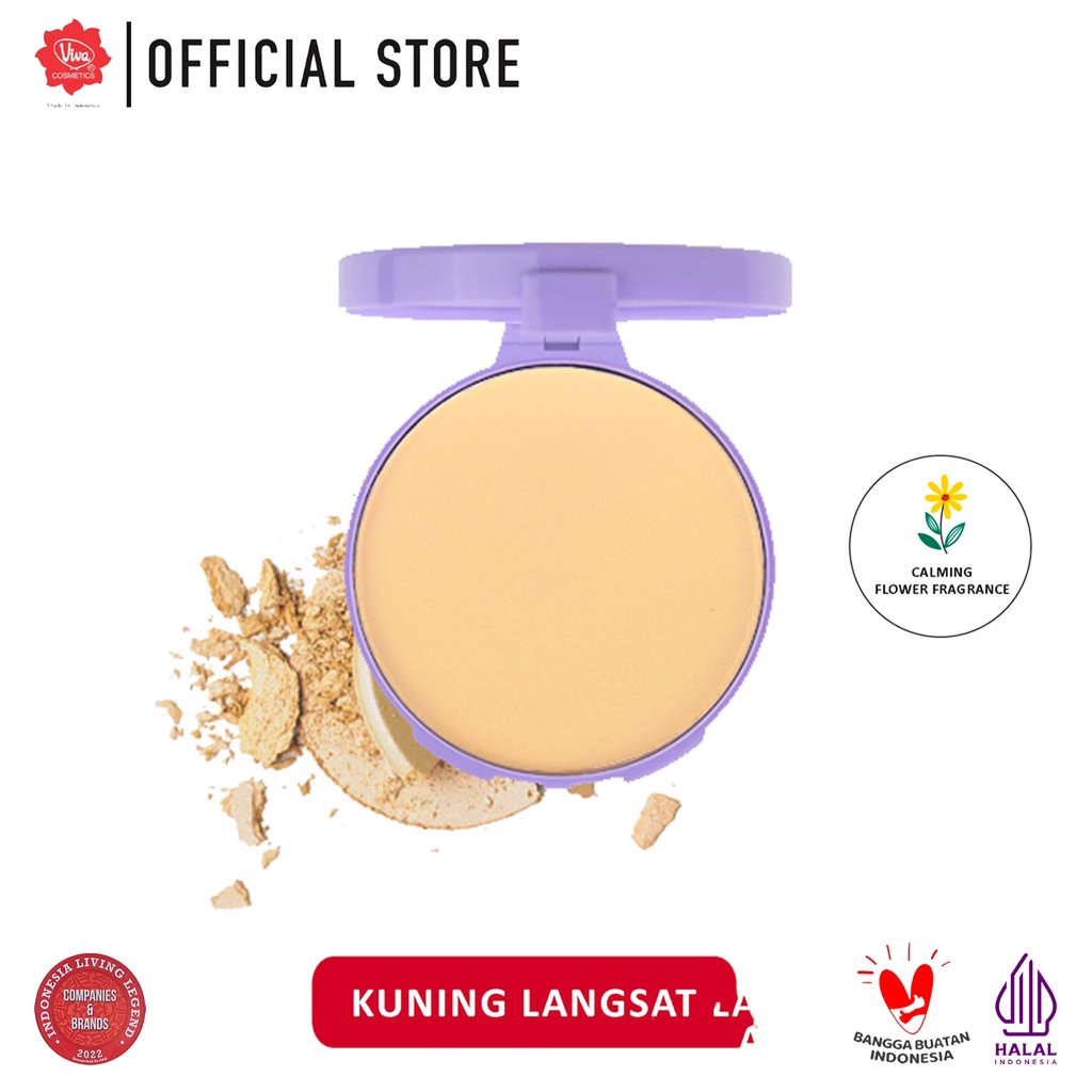Jual Viva Compact Powder Lilac (tersedia 3 varian warna) | Shopee Indonesia