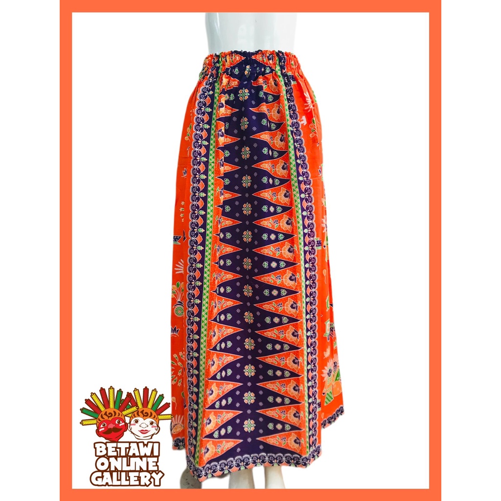 Jual Rok Tumpal Batik Betawi Full Karet / Rok Batik Betawi / Rok Tumpal ...